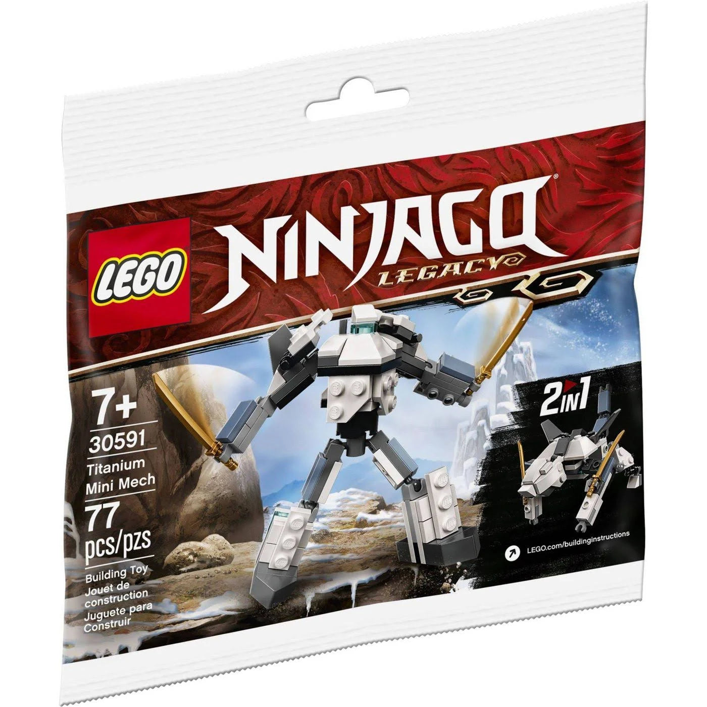 LEGO POLYBAG Ninjago Legacy Titanium Mini Mech 30591