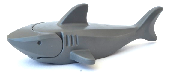 LEGO ANIMAL Shark with Rounded Nose and Debossed Gills 14518c01