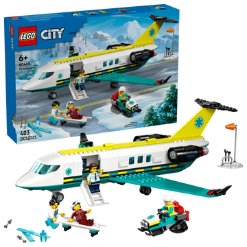 LEGO City Emergency Air Ambulance Airplane 60465