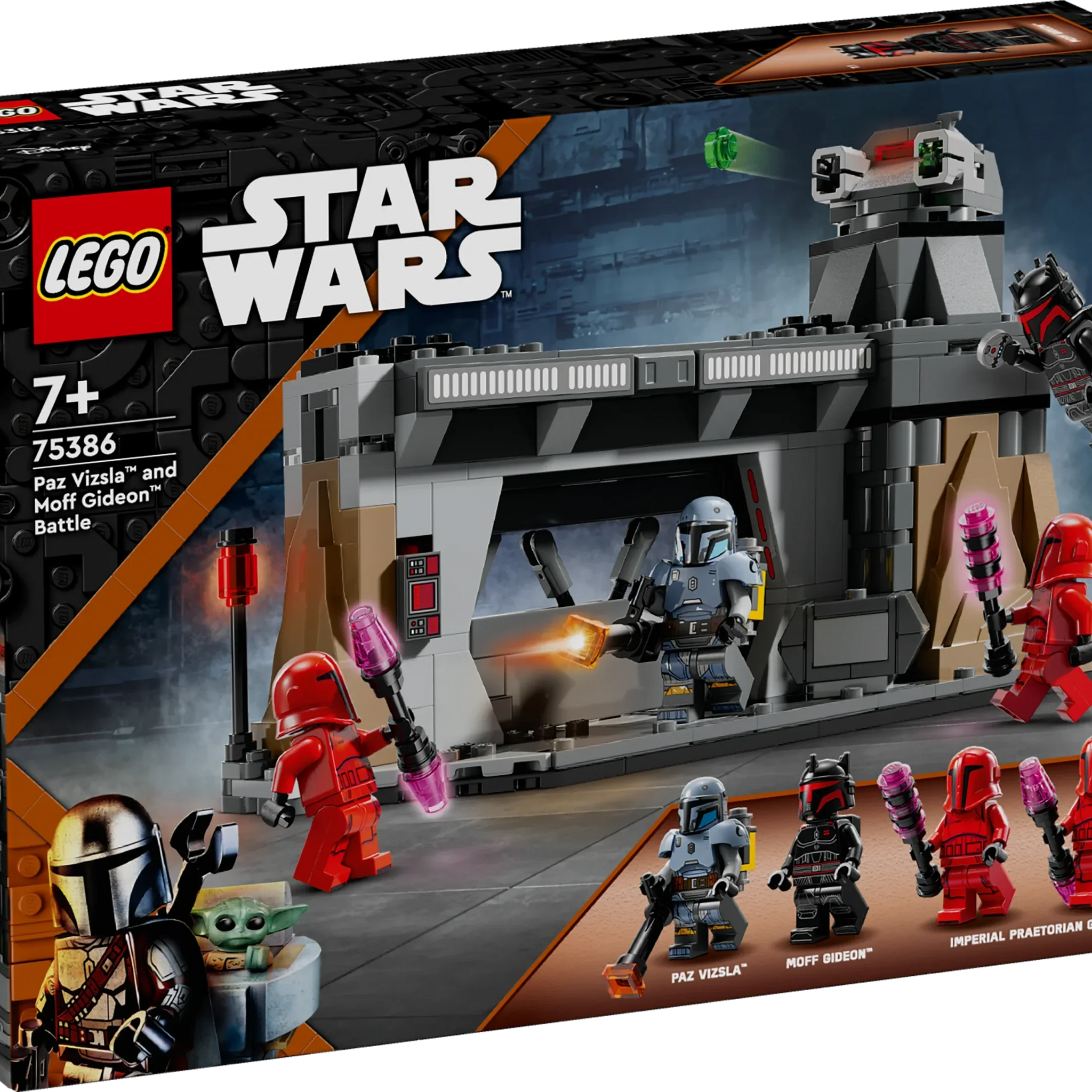 PRE-LOVED LEGO Star Wars The Mandalorian Paz Vizsla And Moff Gideon Ba