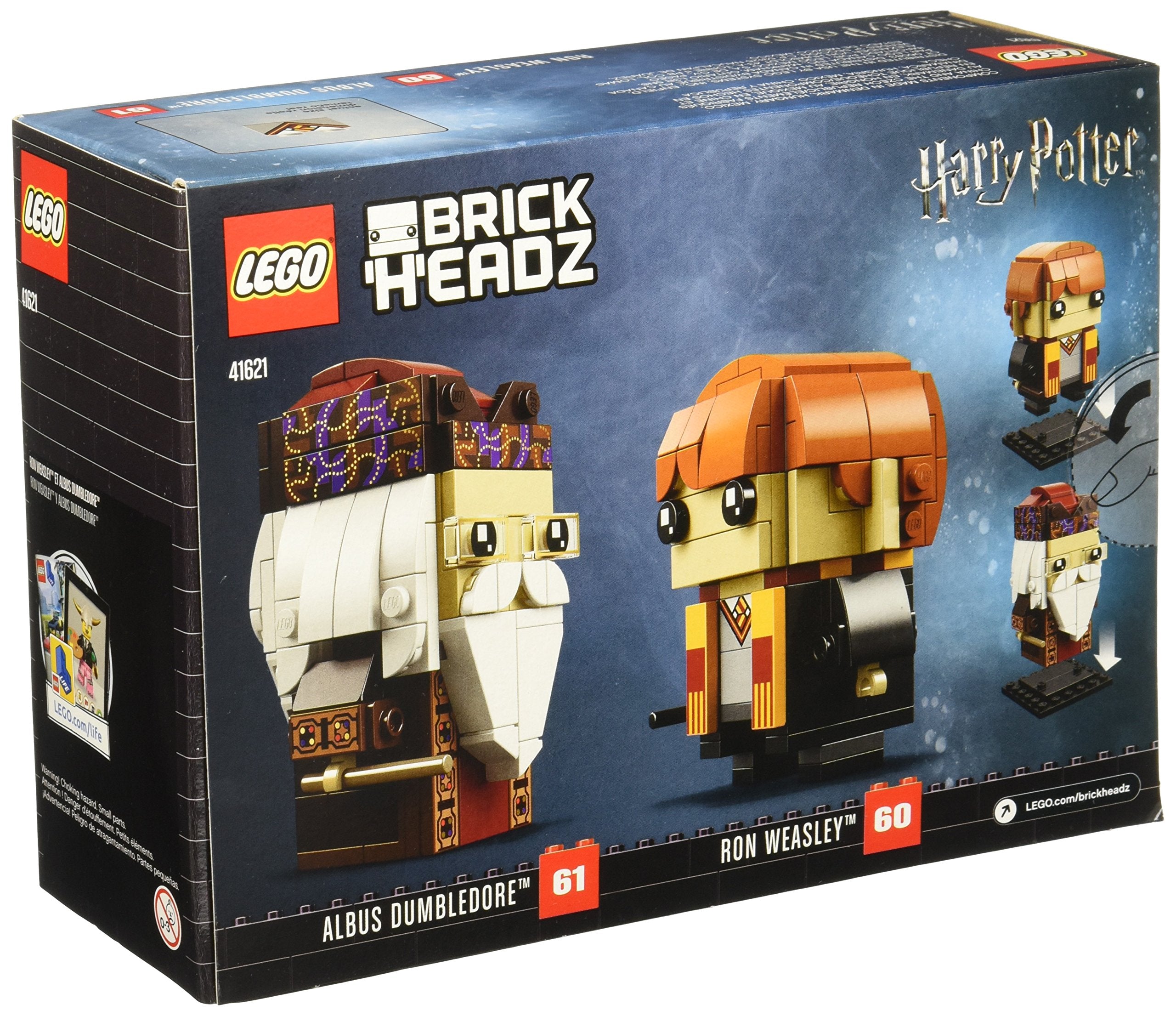 LEGO BrickHeadz Wizarding World Ron Weasley & Albus Dumbledore 41621