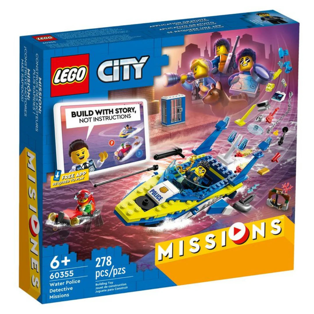 PRE-LOVED LEGO City Water Police Detective Missions 60355