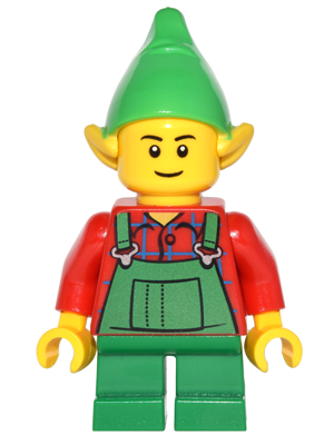 LEGO MINIFIG Icons Elf (green overalls) hol044