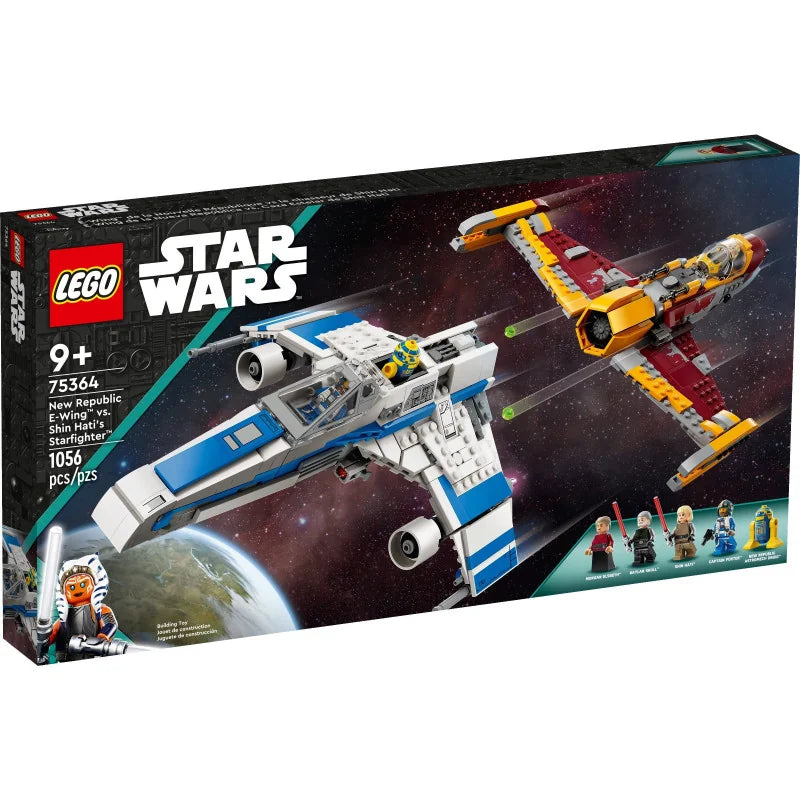 LEGO Star Wars Ahsoka New Republic E-wing vs. Shin Hati's Starfighter