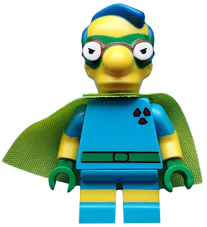 LEGO MINIFIG Minifigure Series Milhouse as Fallout Boy sim032